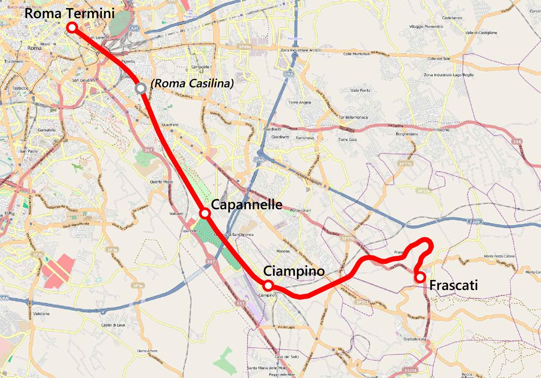 La estación de tren Termini mapa de la estación de tren Termini de Roma ...