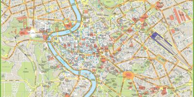 Roma mapa Mapas de Roma (Lazio - Italia) - Turismo